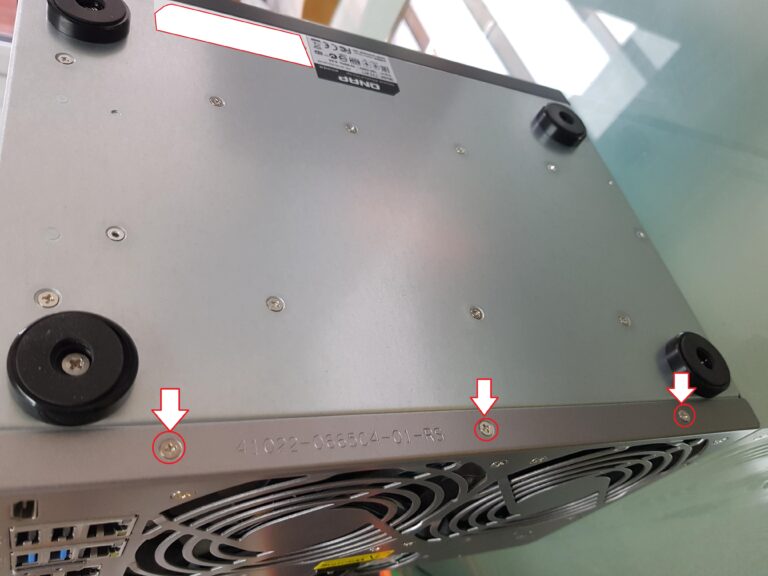 Disassembly guide in replacing the CPU and RAM on the QNAP TVS-871 – Poyu