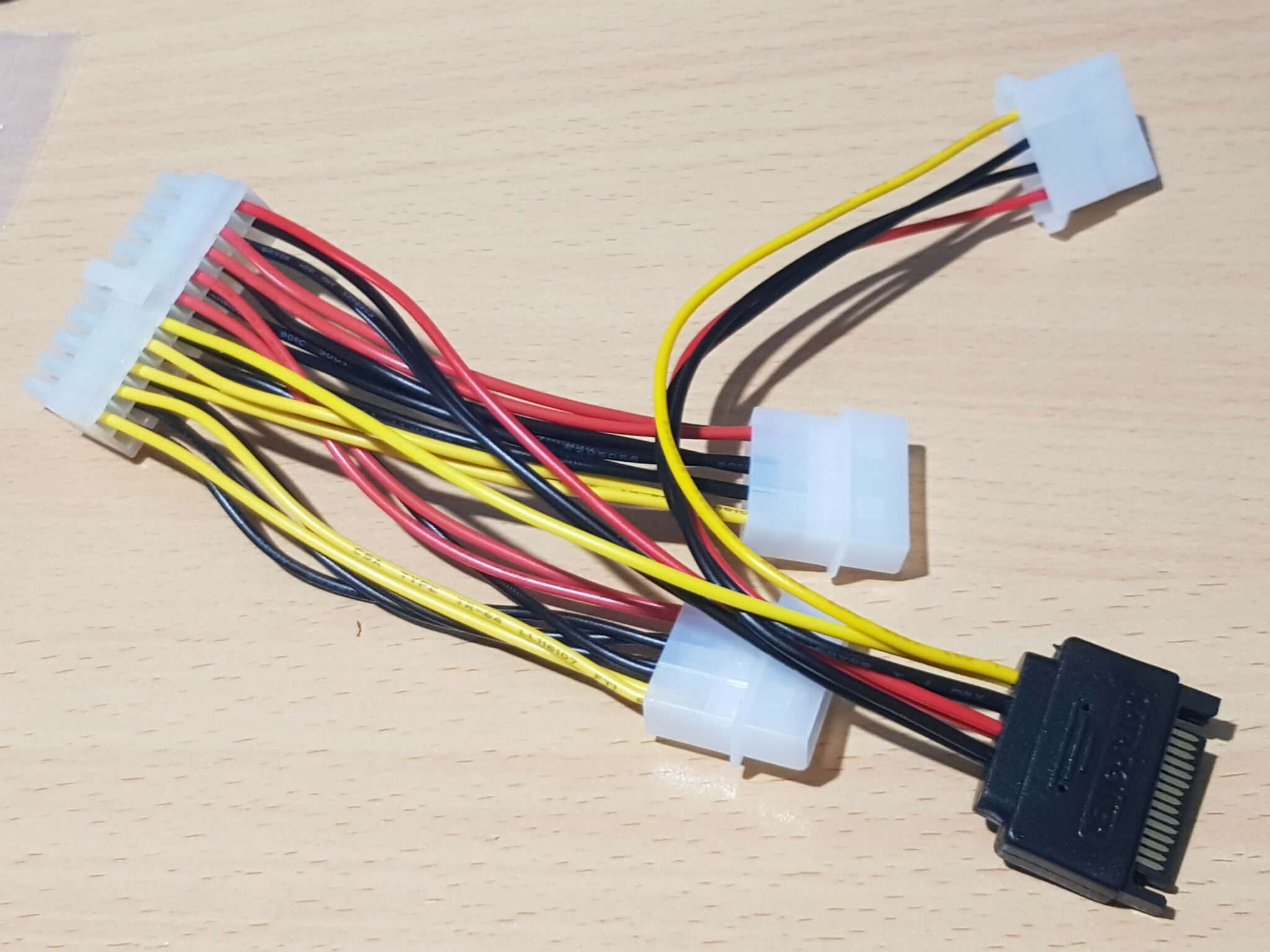 Making the QNAP PSU 20-pin SATA Power Adapter – Poyu
